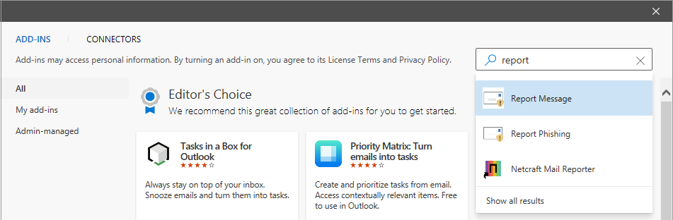 Enable Phishing and Junk Mail Protection - Outlook for Microsoft 365