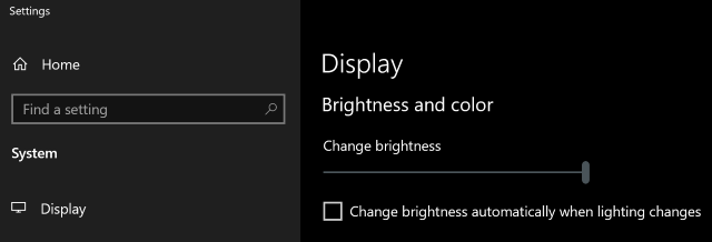 Laptop Display Brightness Too Dark In Low Light